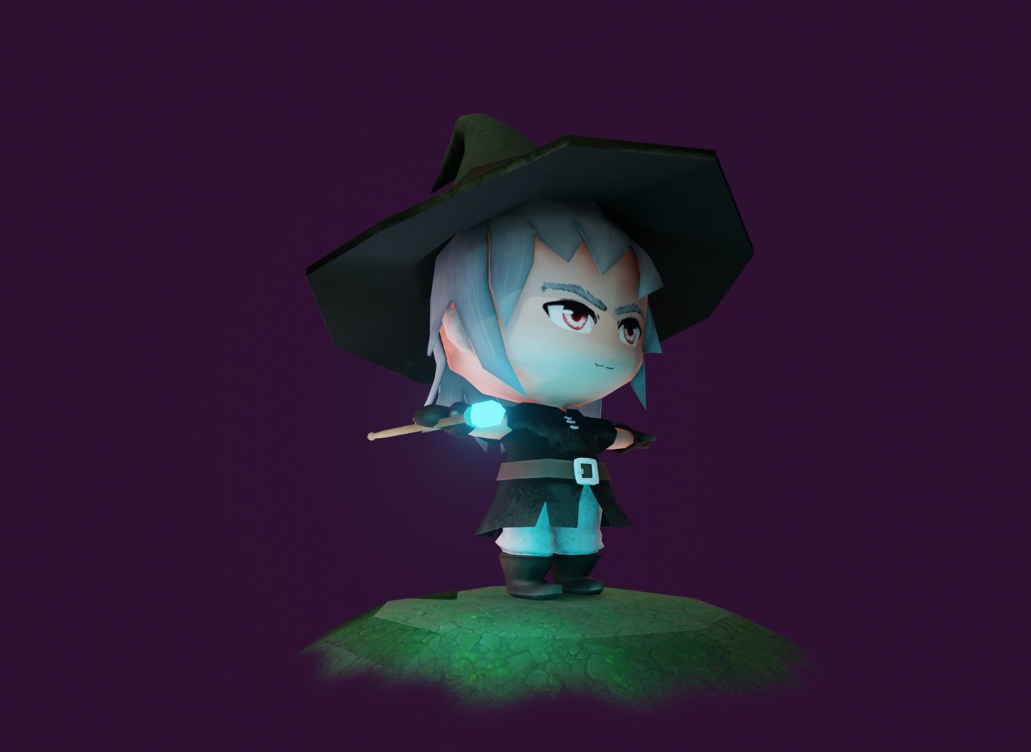 Mage Chibi Rigged 3D Model 3D Model - TurboSquid 1985136