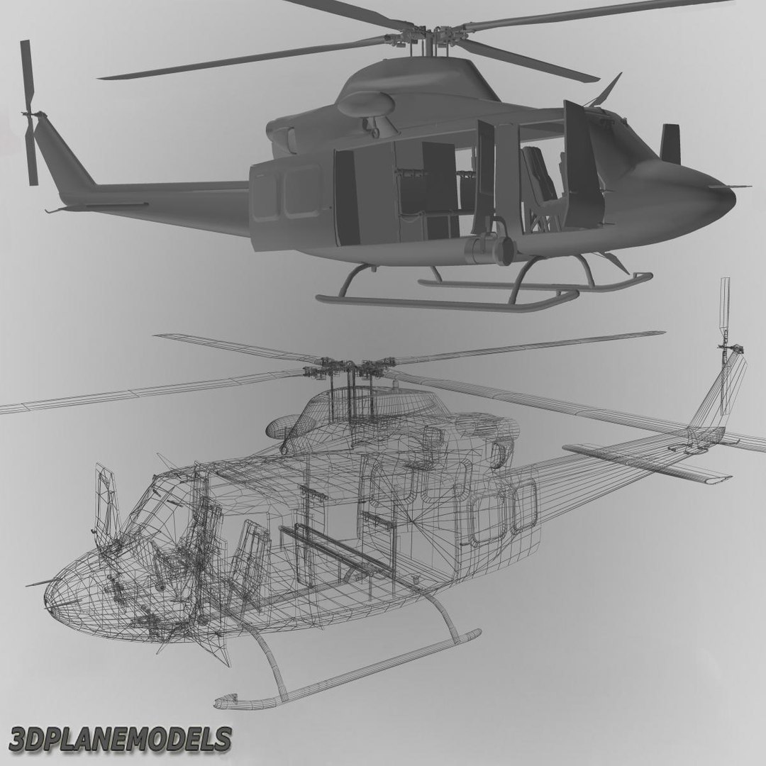 Dxf Bell 412 Helicopter Animation