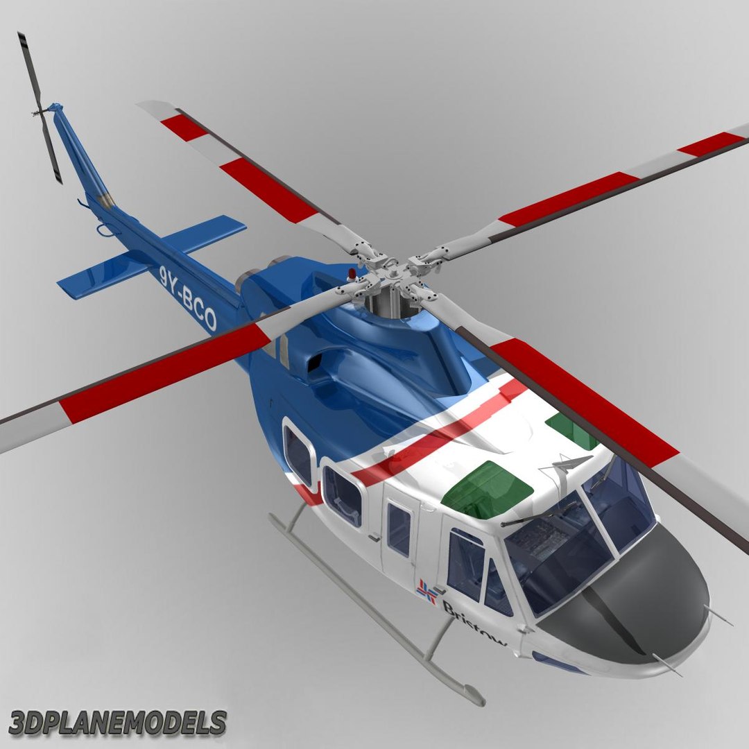 Dxf Bell 412 Helicopter Animation