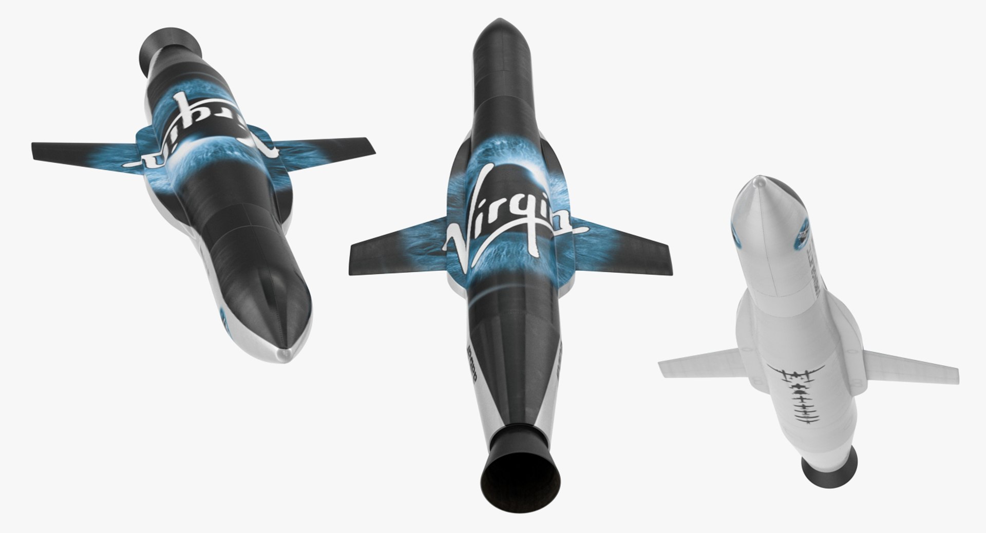3D Virgin Galactic Rocket - TurboSquid 1259890