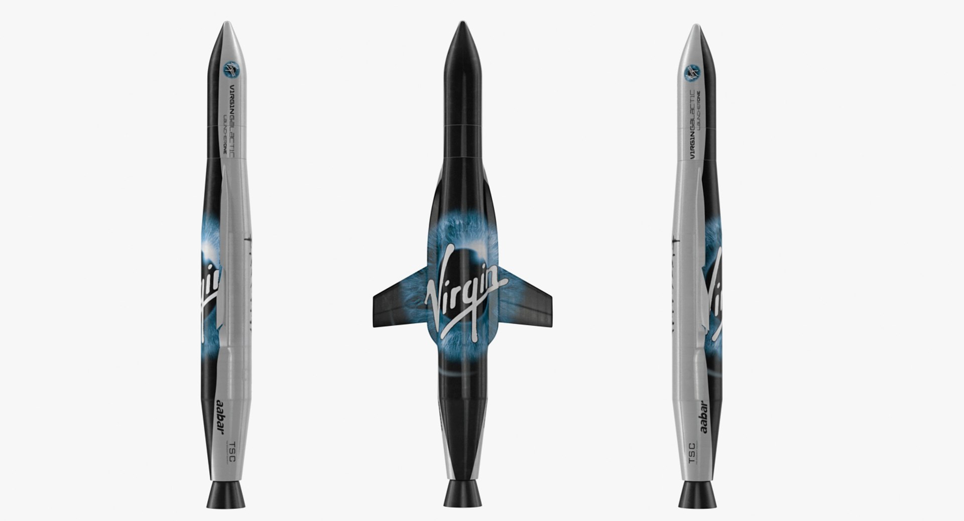 3D Virgin Galactic Rocket - TurboSquid 1259890