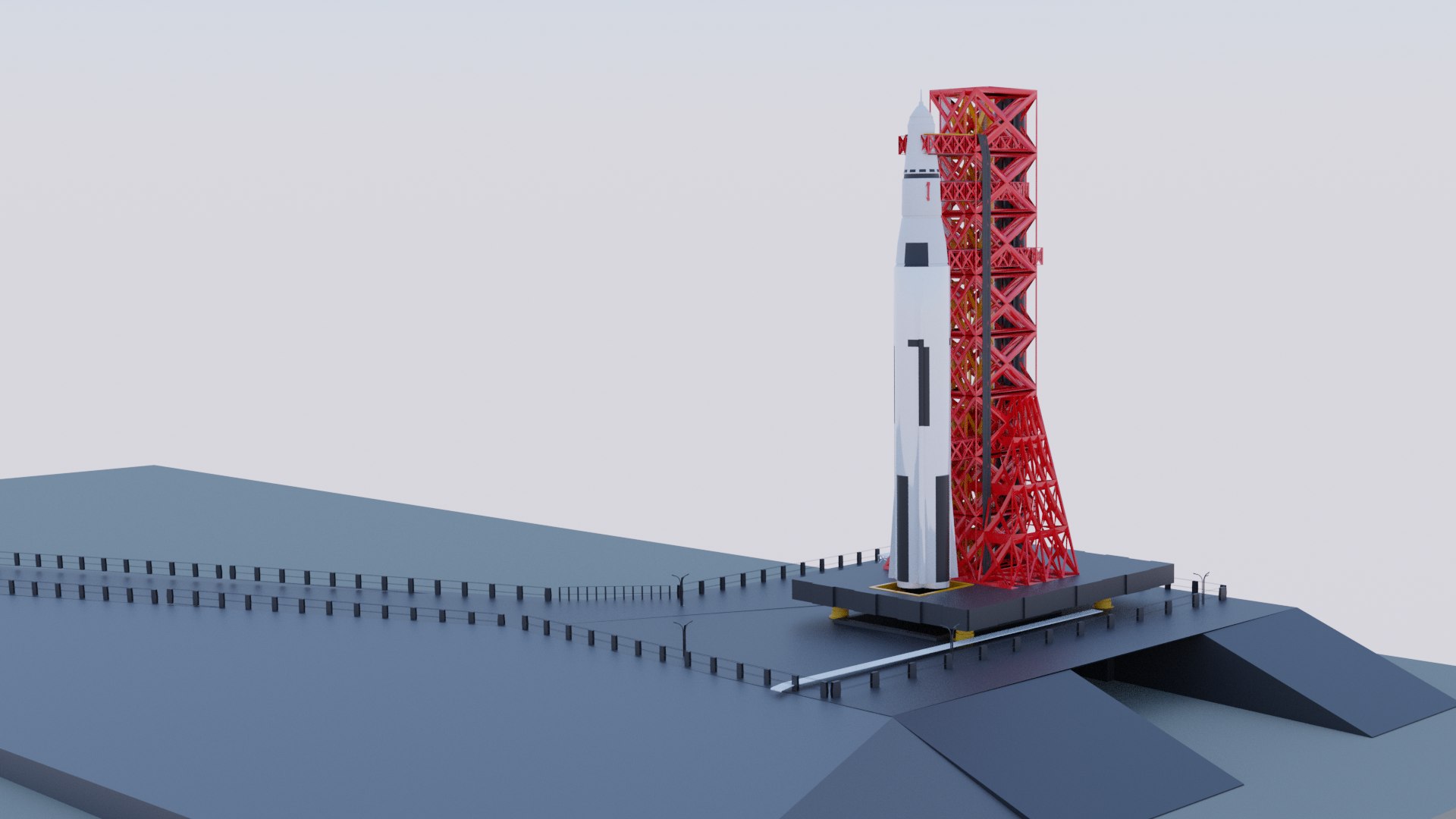 Launch Pad 3D Model - TurboSquid 1792524