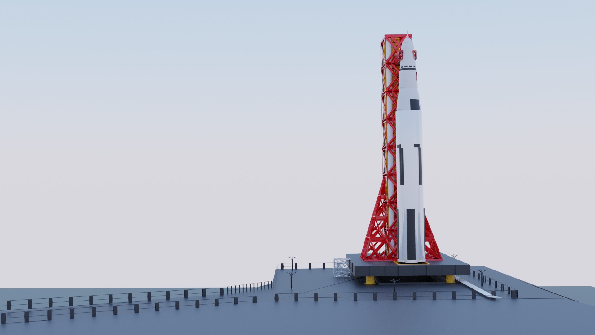 Launch Pad 3D Model - TurboSquid 1792524