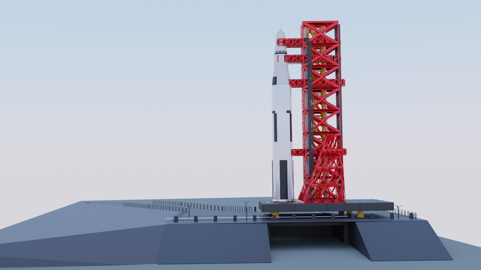 Launch Pad 3D Model - TurboSquid 1792524