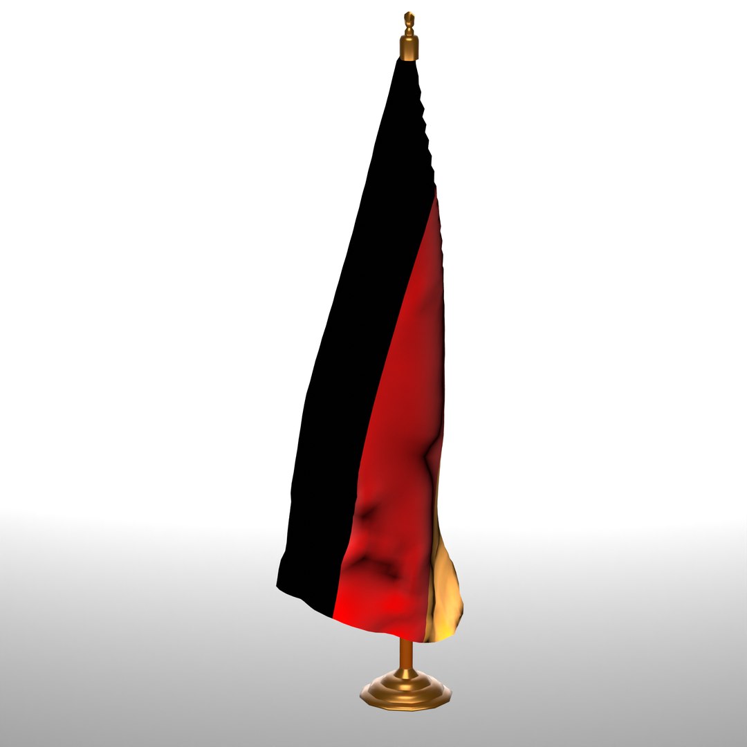 3D Germany Table Flag T Model - TurboSquid 2282045