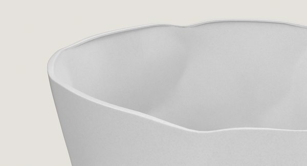 3d model white ceramic cup
