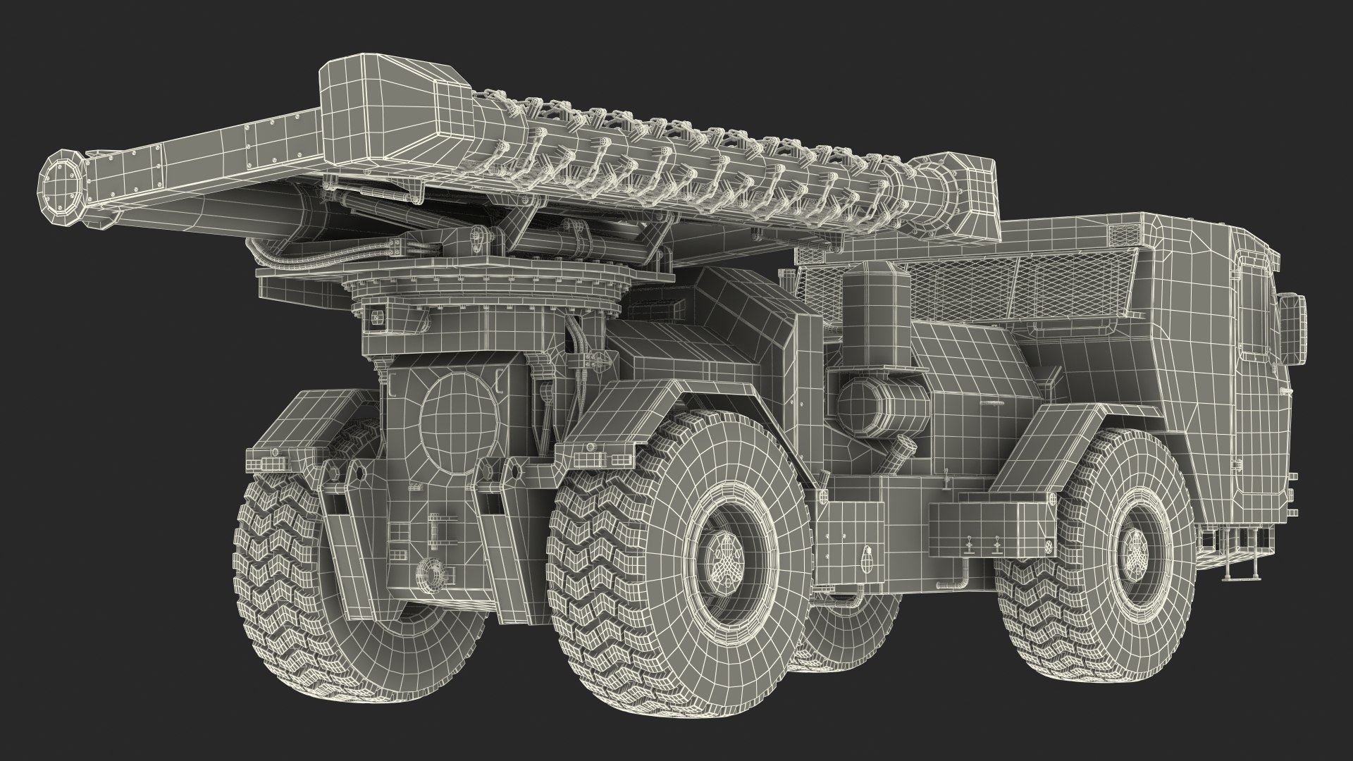 Mine Sweeper Vehicle Hydrema 910 Khaki 3D Model - TurboSquid 2097549