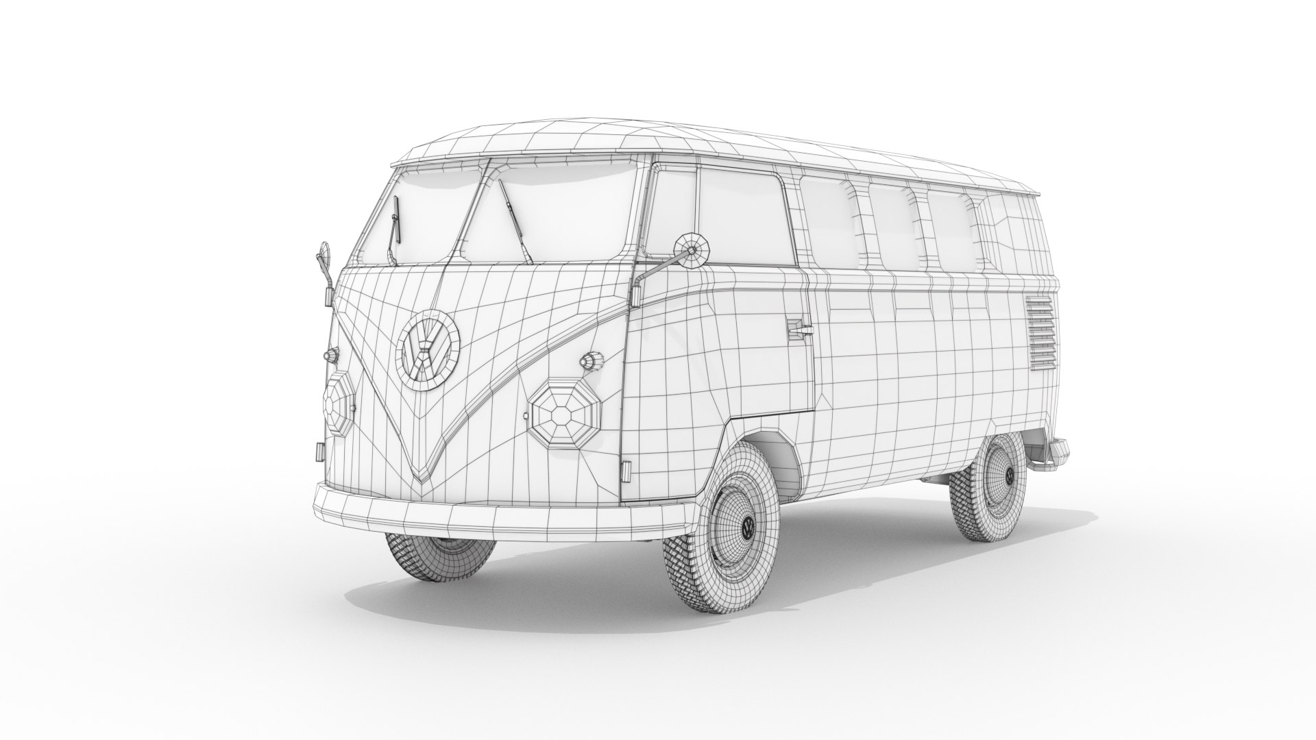 3D Model Volkswagen Transporter T1 - Bus - TurboSquid 1977167