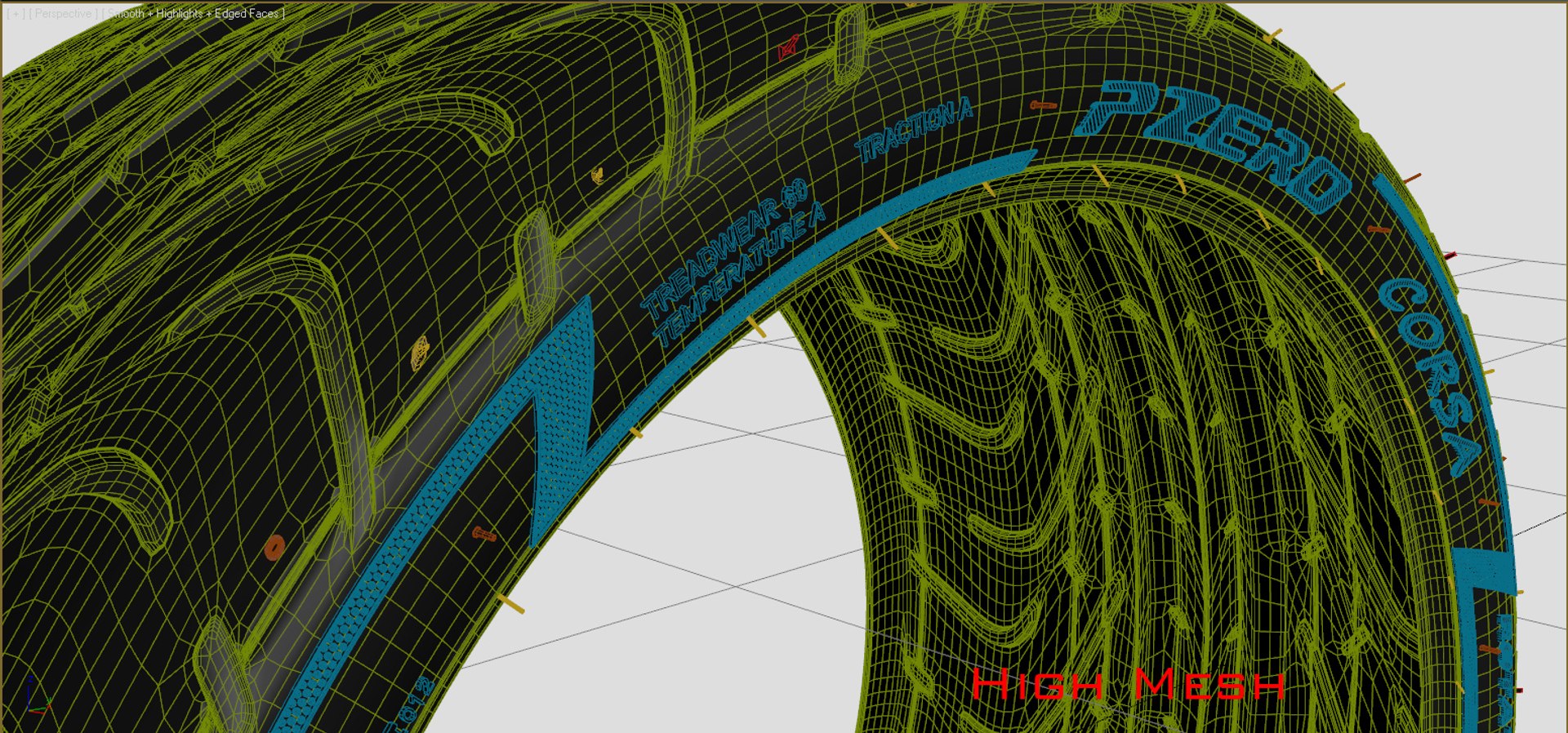 3d Max Pirelli P Zero Medium