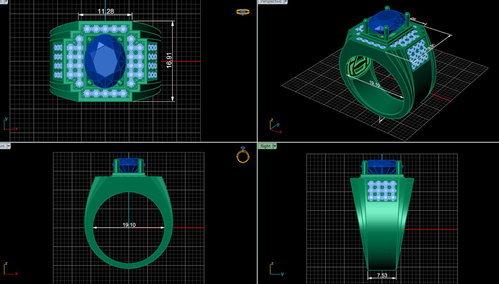 Ring 113 3D Model - TurboSquid 1943779
