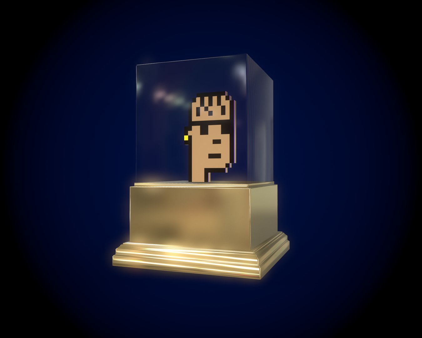 3D Gold Punk - TurboSquid 1830704