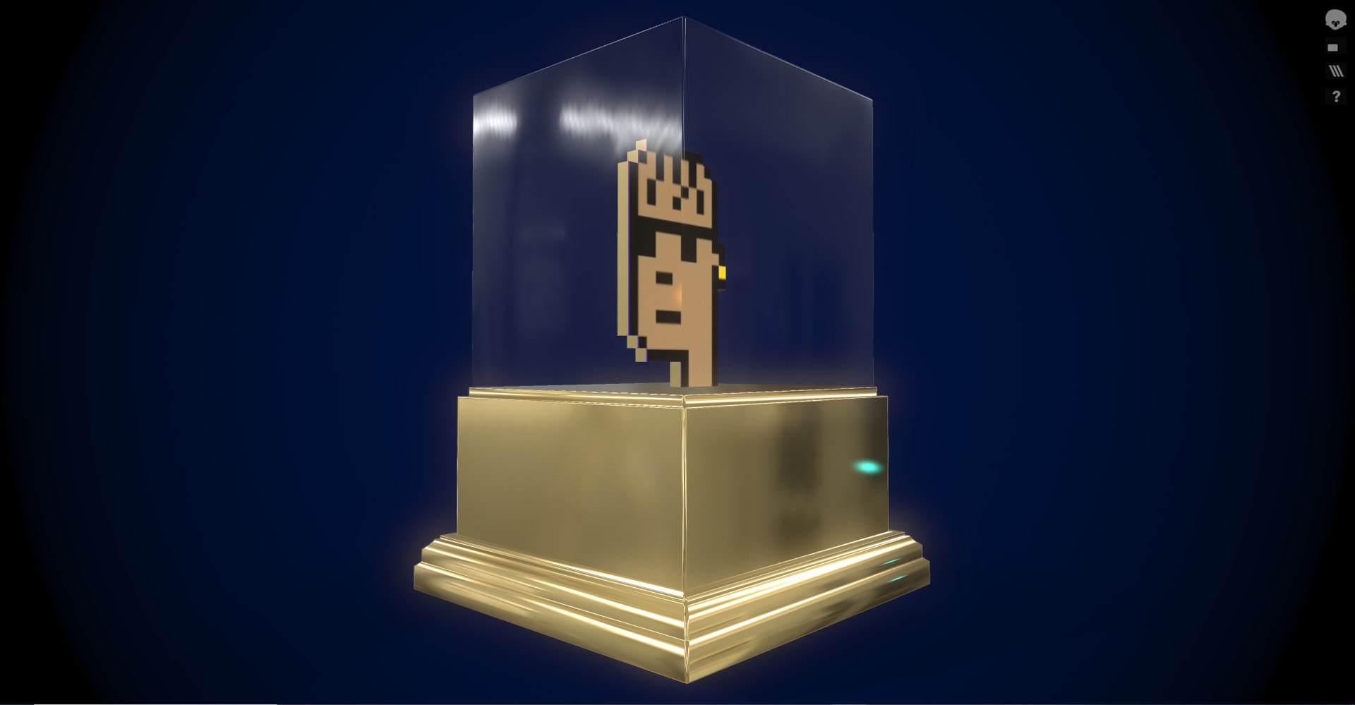 3D Gold Punk - TurboSquid 1830704