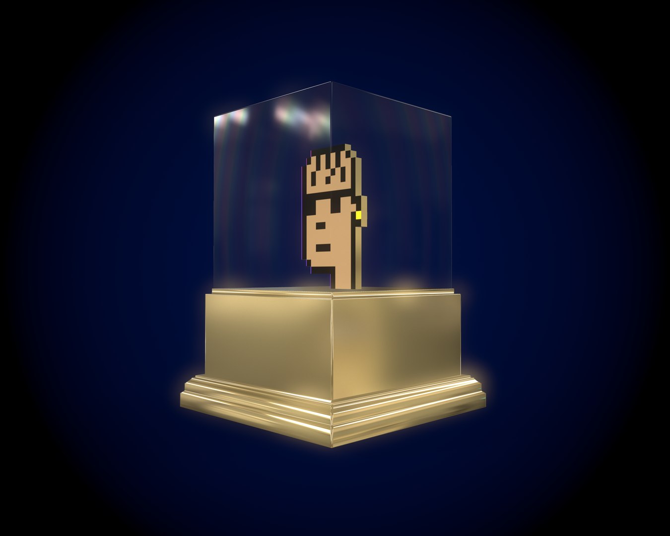 3D Gold Punk - TurboSquid 1830704