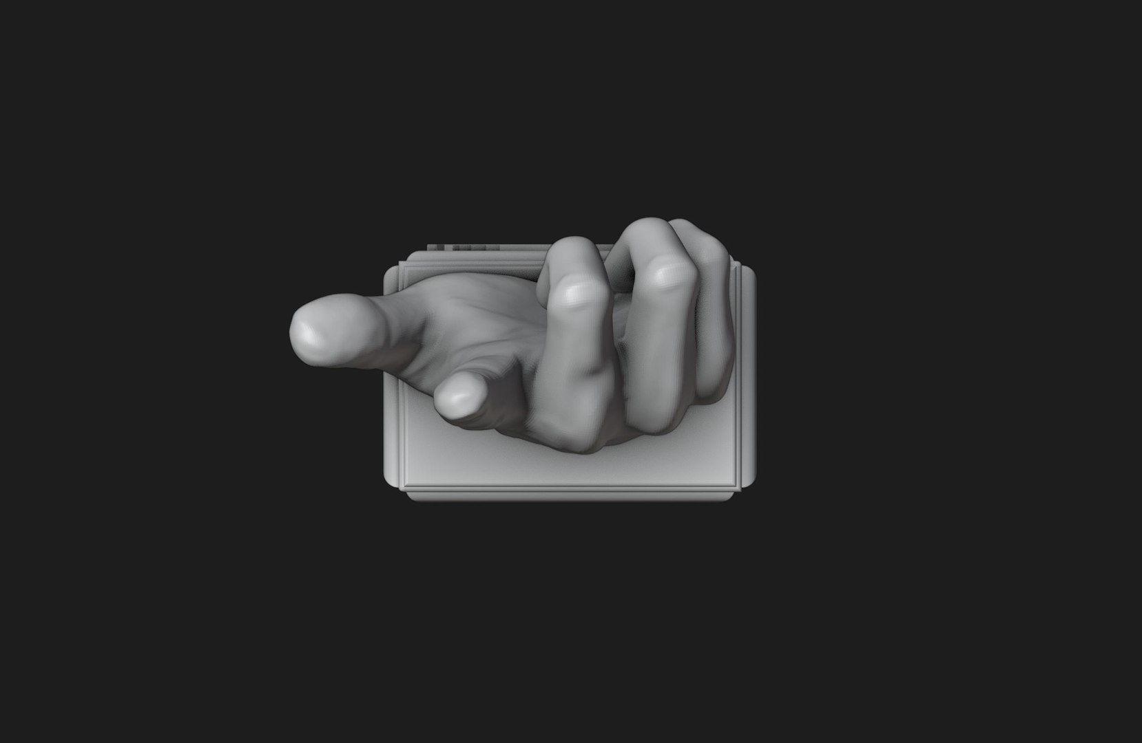 Hand Sign Motivational Reminder Model - TurboSquid 2277906