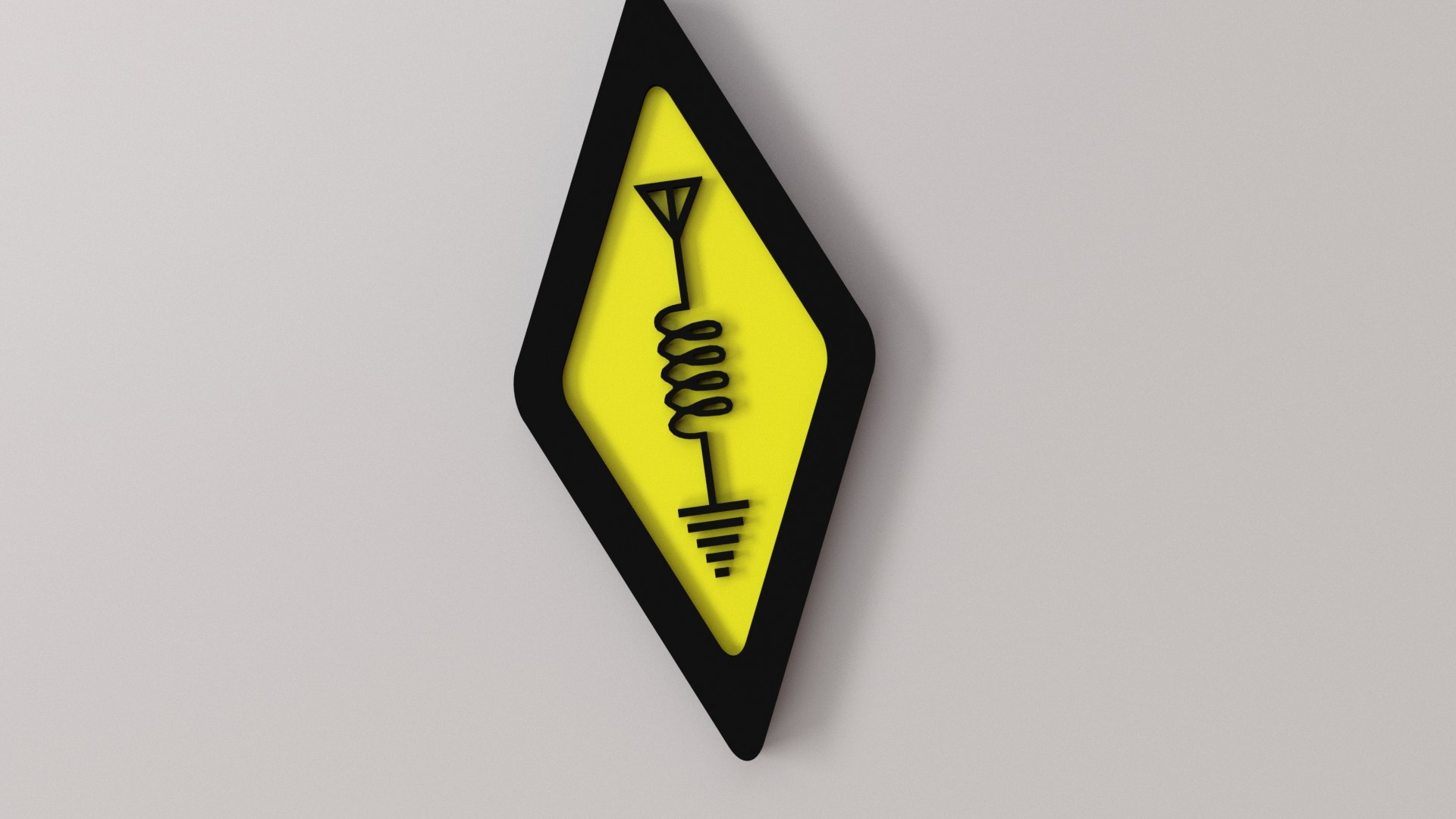 3D Ham Radio Logo Model - TurboSquid 2308962
