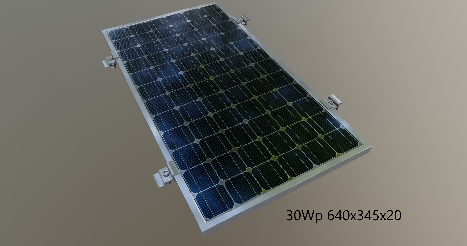 3D All Dimensions Solar Panel Model - TurboSquid 2094685