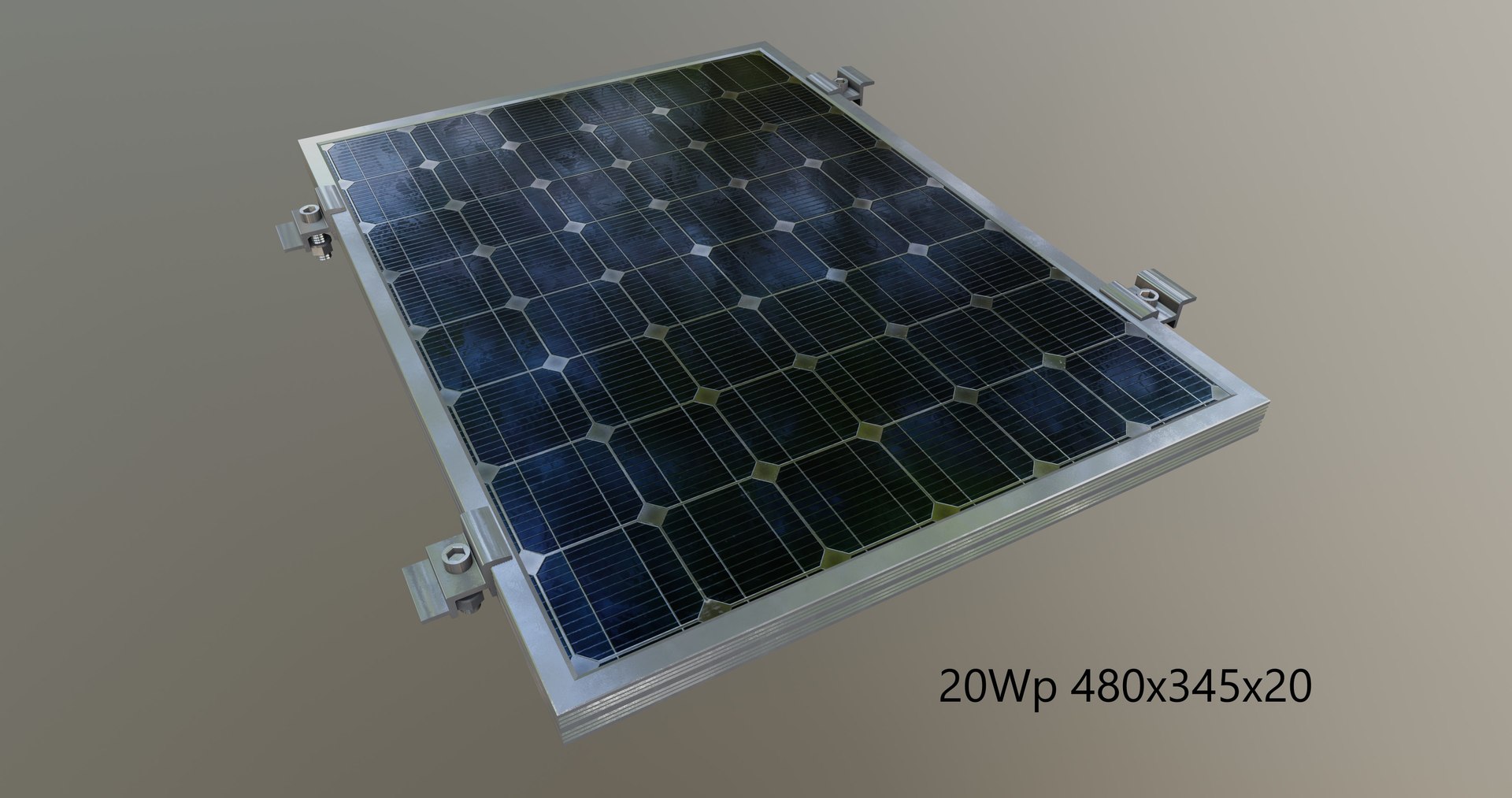 3D All Dimensions Solar Panel Model - TurboSquid 2094685