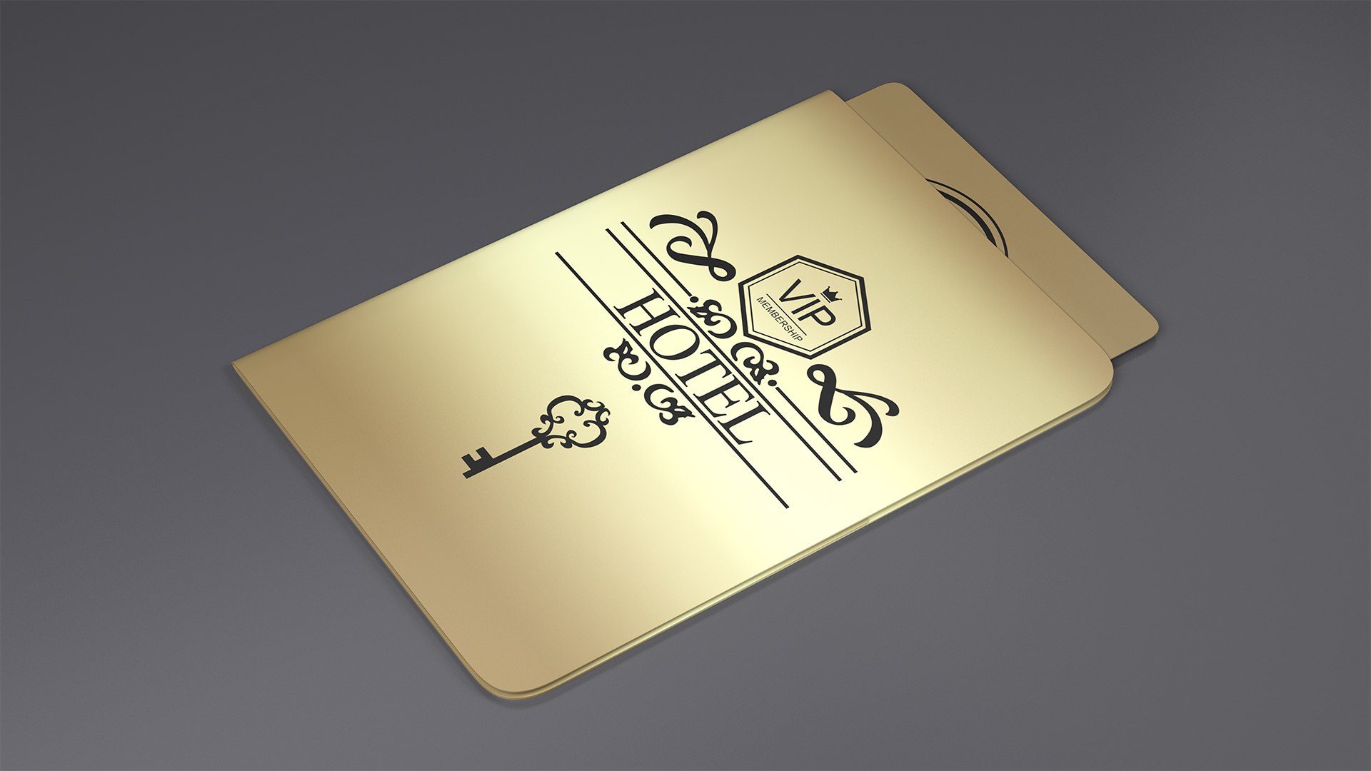 3D Guest Room Hotel Keycard Gold - TurboSquid 2269748