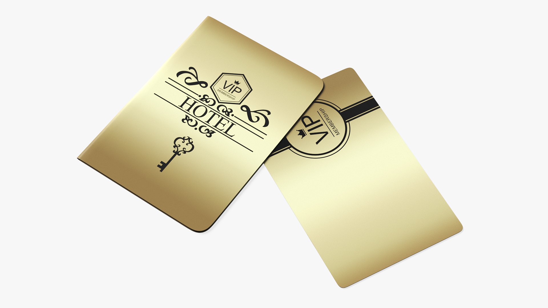 3D Guest Room Hotel Keycard Gold - TurboSquid 2269748