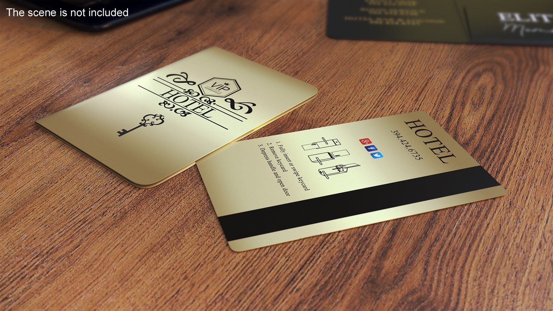 3D Guest Room Hotel Keycard Gold - TurboSquid 2269748