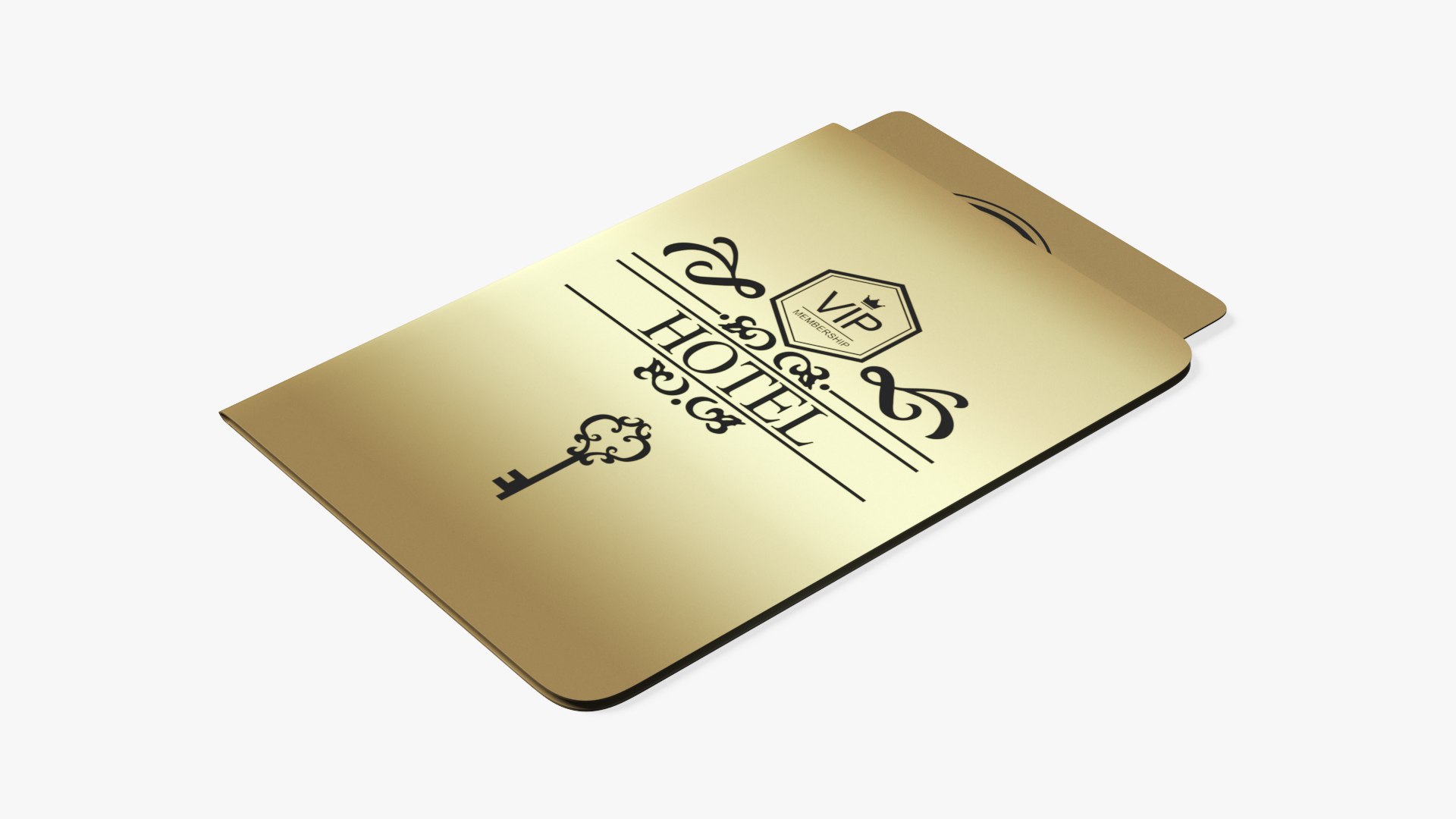 3D Guest Room Hotel Keycard Gold - TurboSquid 2269748