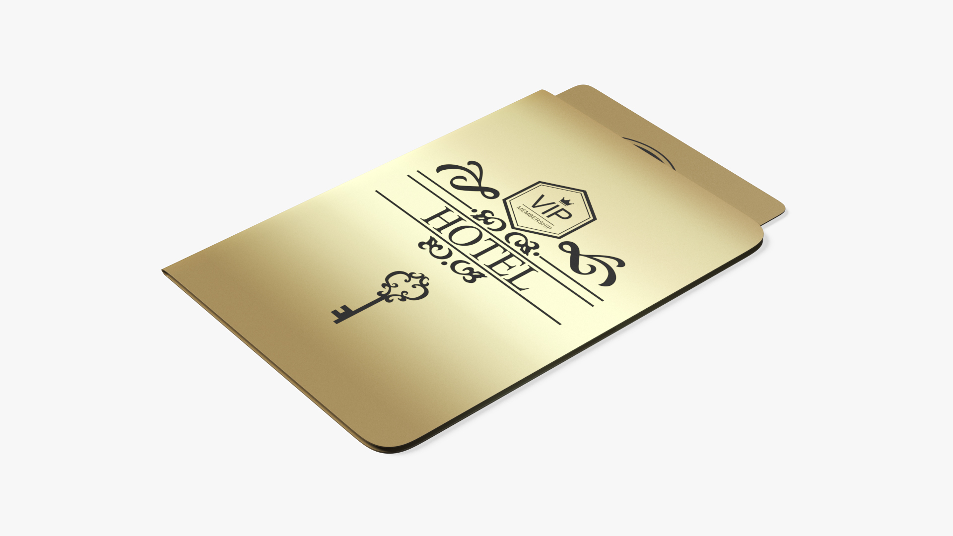3D Guest Room Hotel Keycard Gold - TurboSquid 2269748