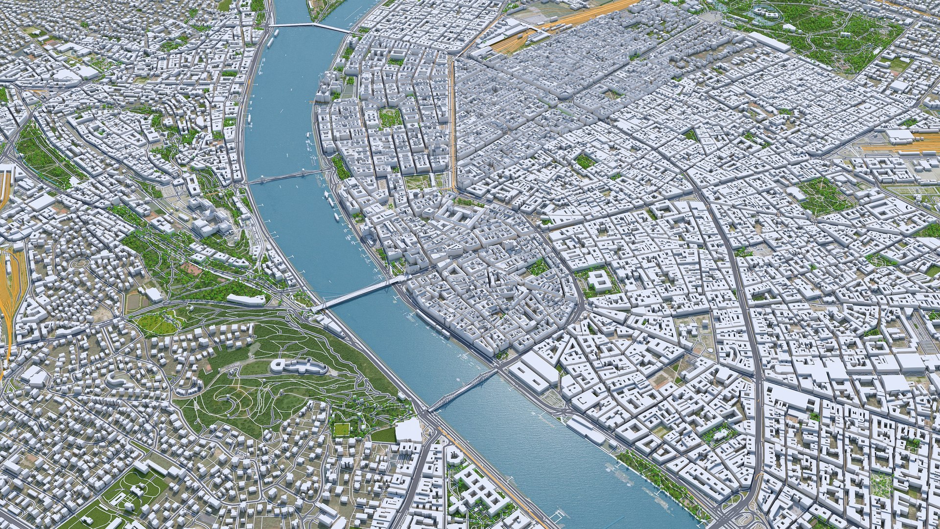 Budapest Downtown In Hungary 3D - TurboSquid 1926147
