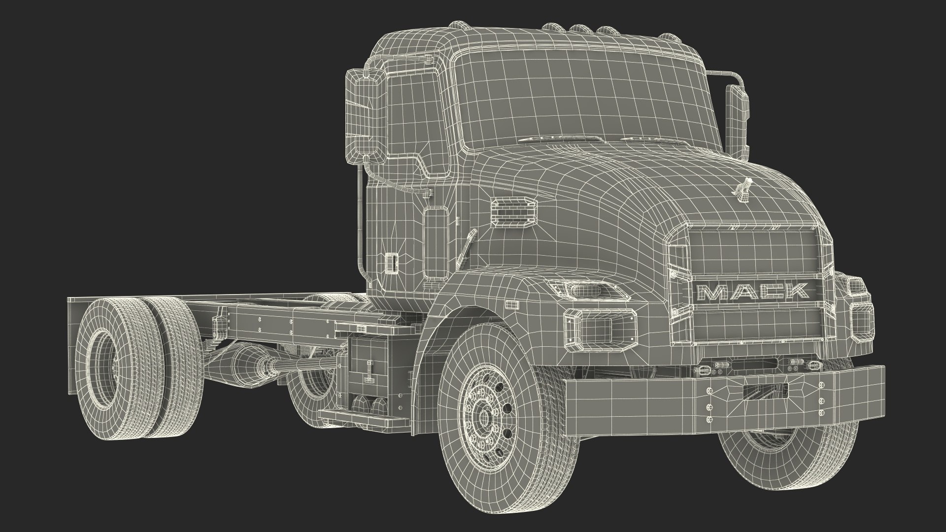 3D Mack MD6 Medium-Duty Truck Rigged For Cinema 4D Model - TurboSquid ...
