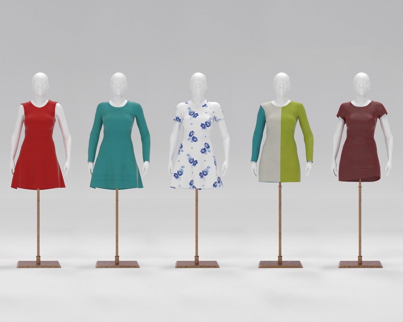 Mannequin Clothes 3D Model - TurboSquid 1403614