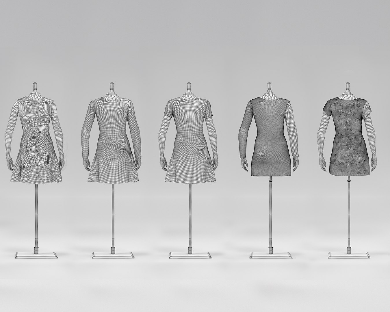 Mannequin Clothes 3D Model - TurboSquid 1403614