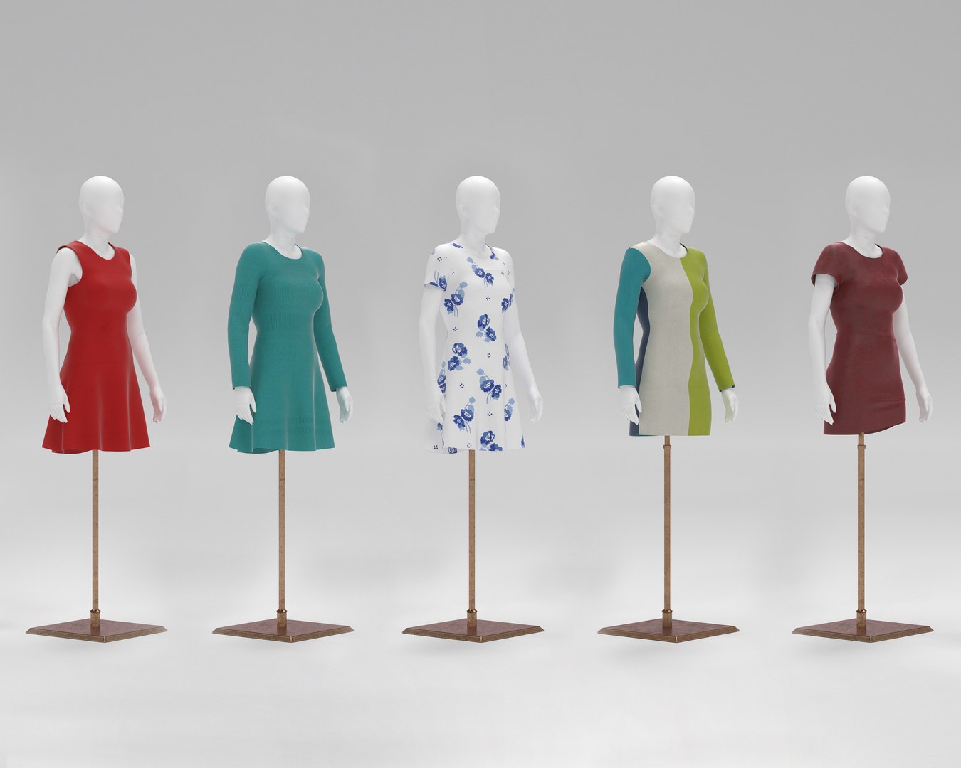 Mannequin Clothes 3D Model - TurboSquid 1403614