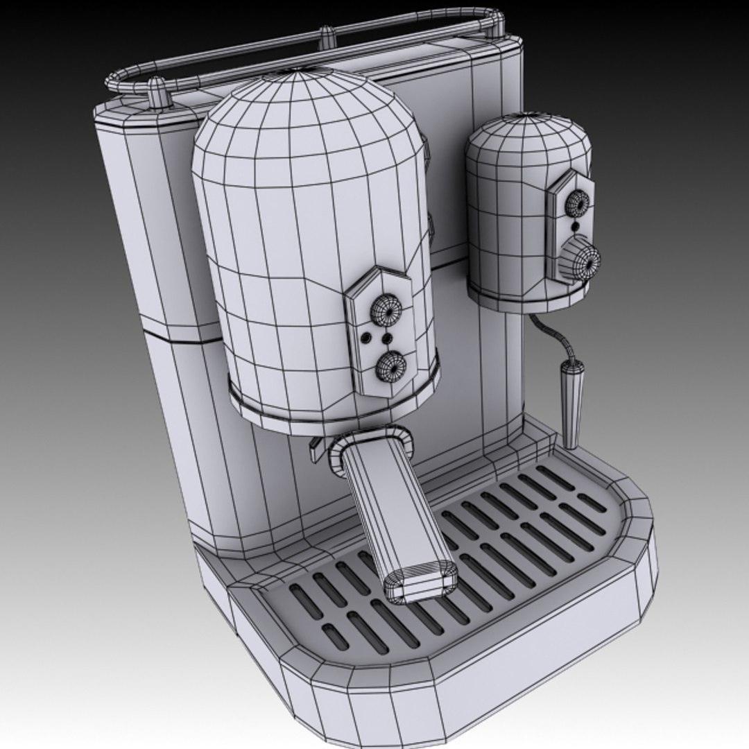 3D Coffee Maker Model - TurboSquid 1299207