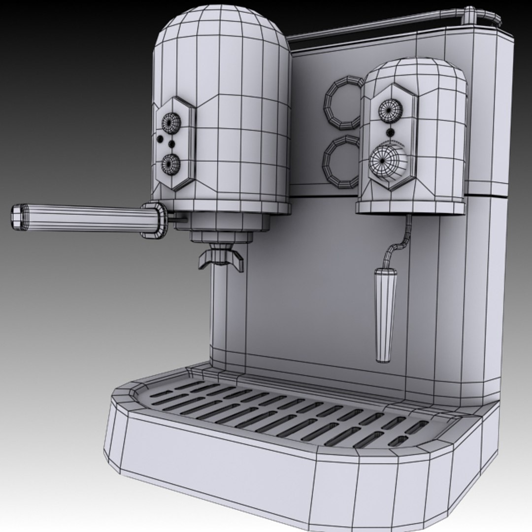3D Coffee Maker Model - TurboSquid 1299207