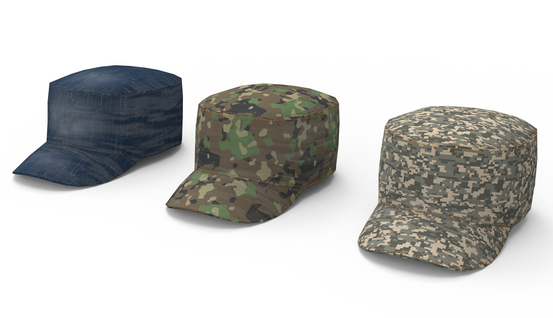 3D Army Cap Model - TurboSquid 1728372