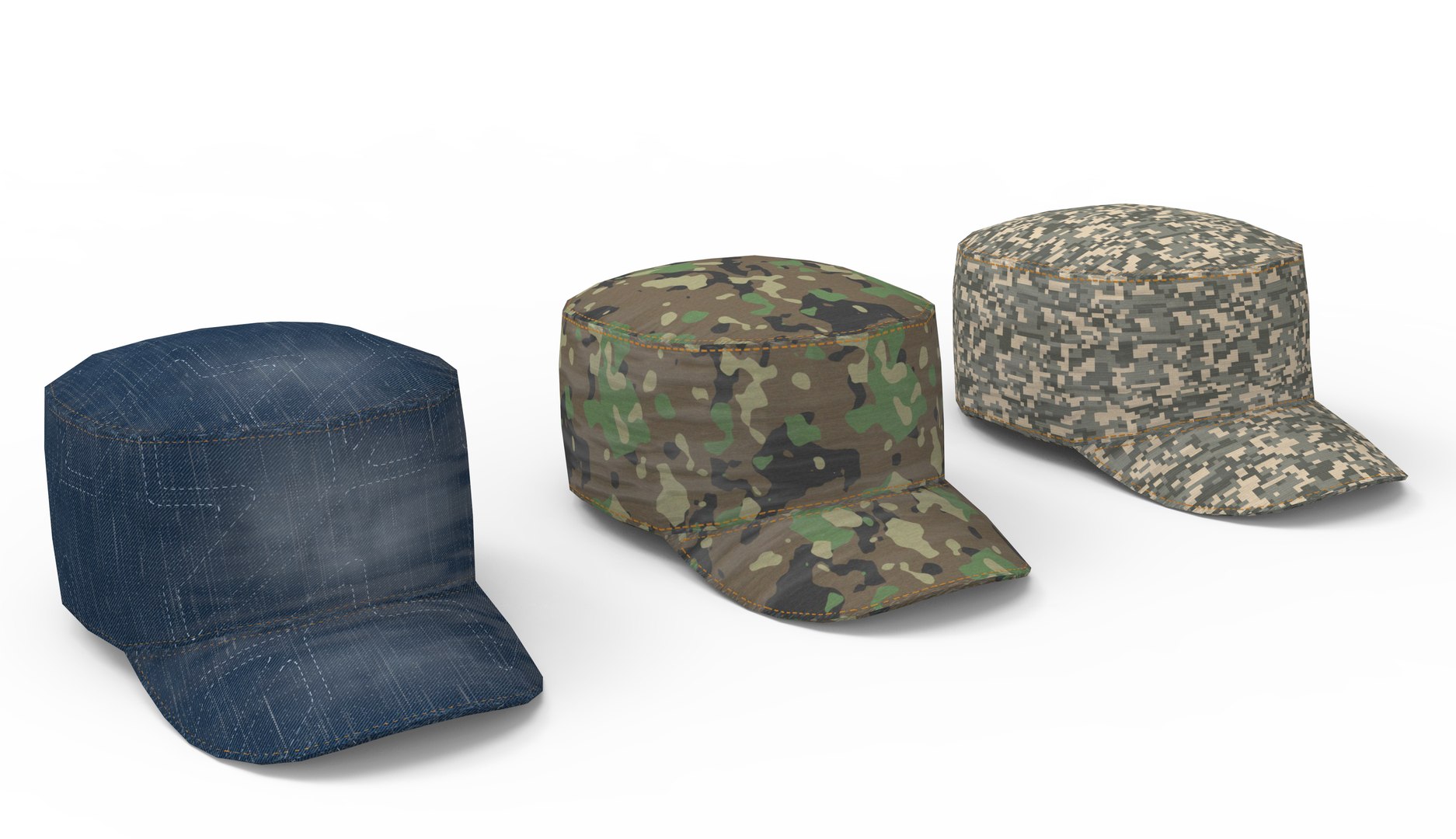 3D Army Cap Model - TurboSquid 1728372