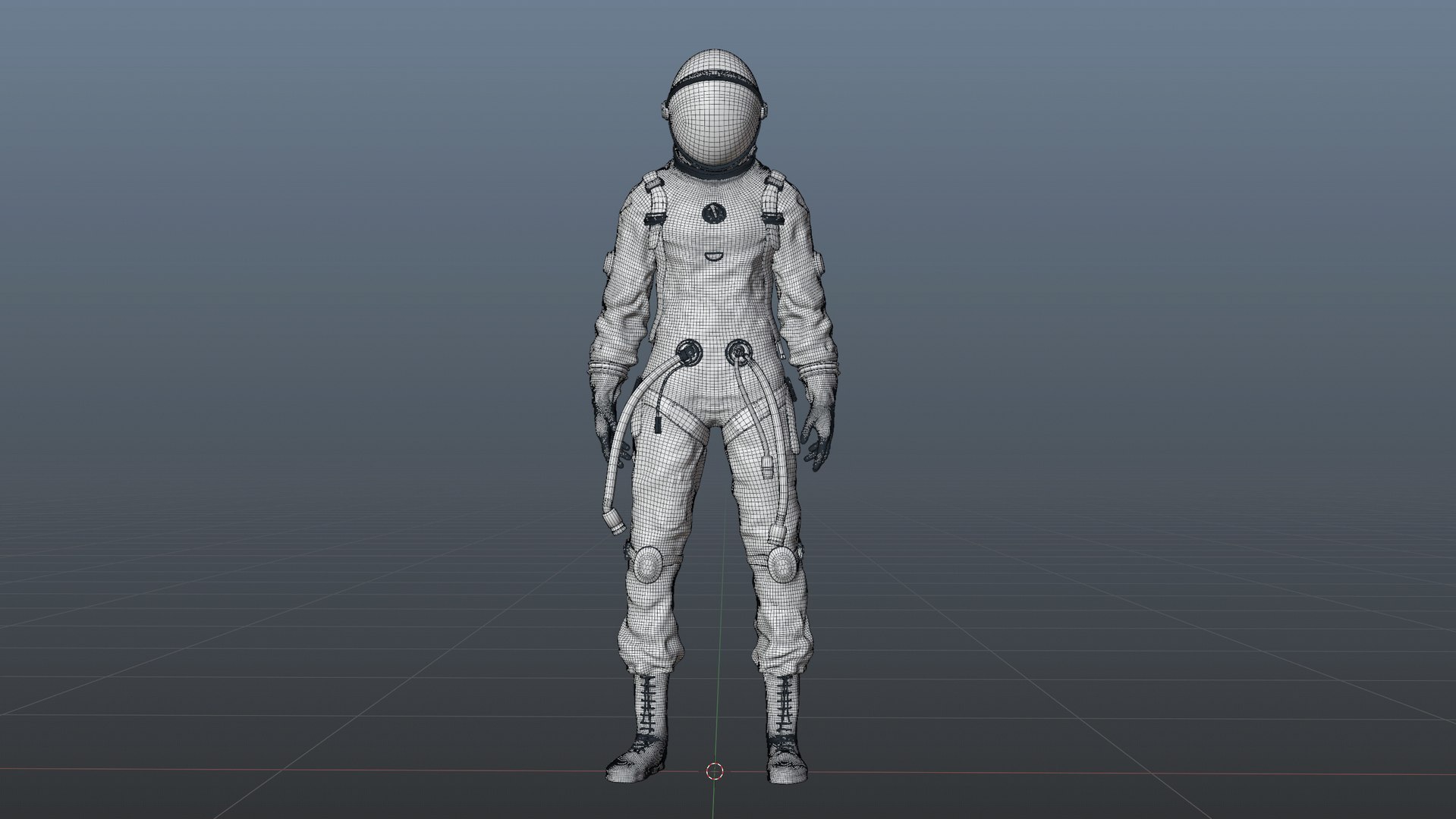 Female Space Suit 3D Model Model - TurboSquid 1801159