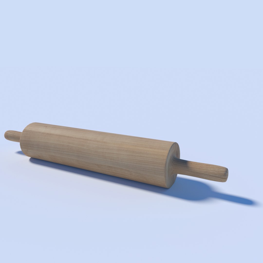 3D rolling pin model - TurboSquid 1309309