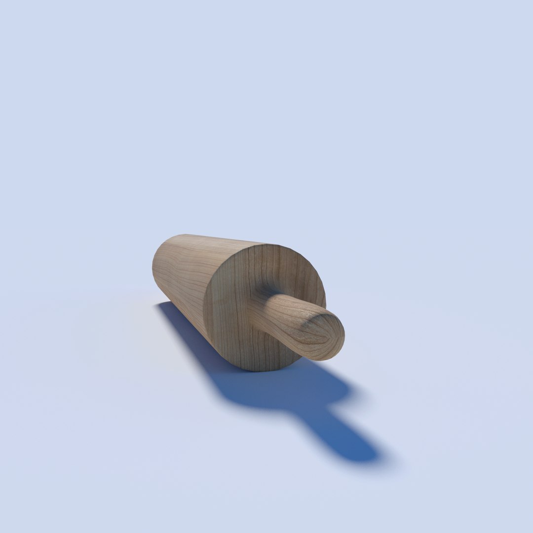 3D rolling pin model - TurboSquid 1309309
