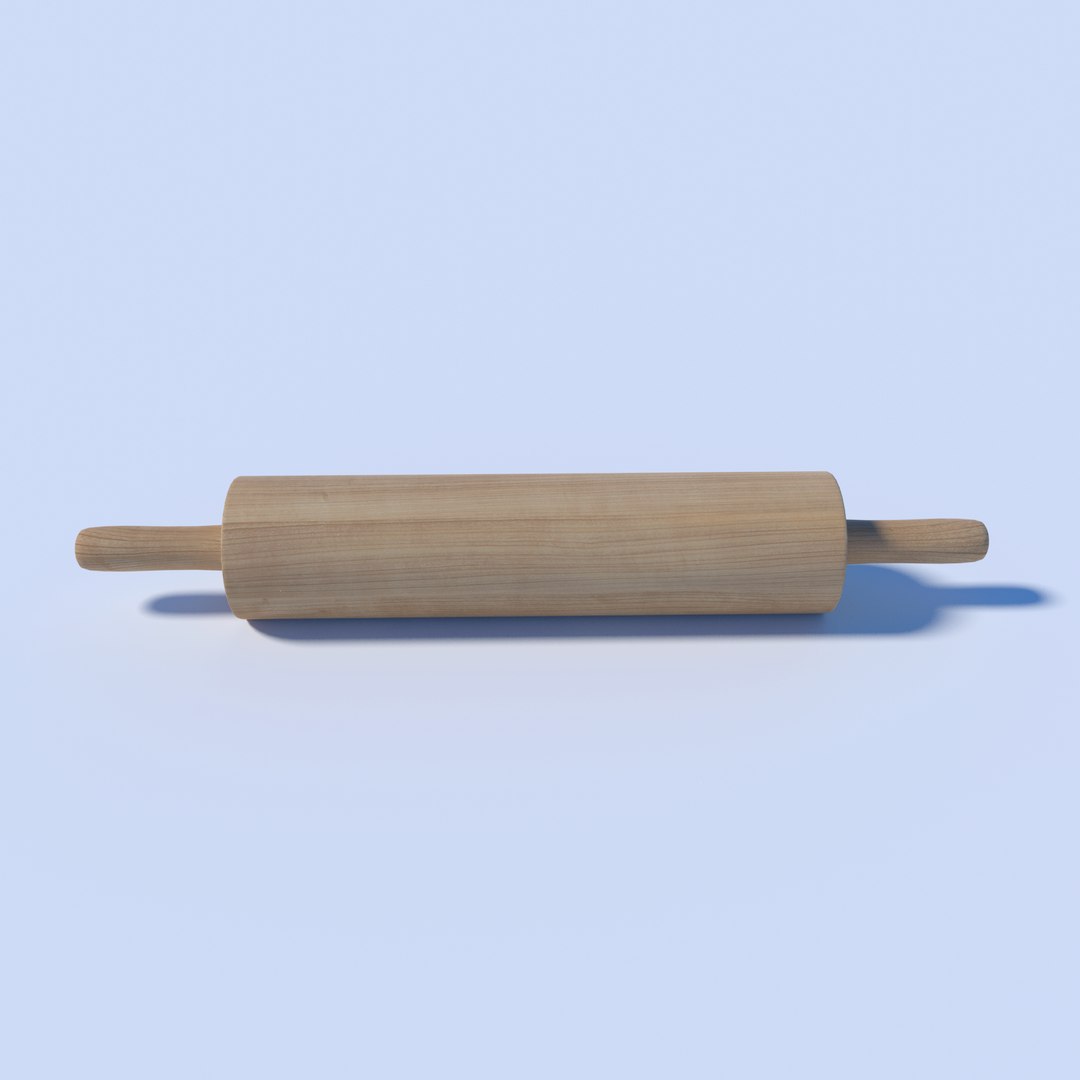 3D rolling pin model - TurboSquid 1309309