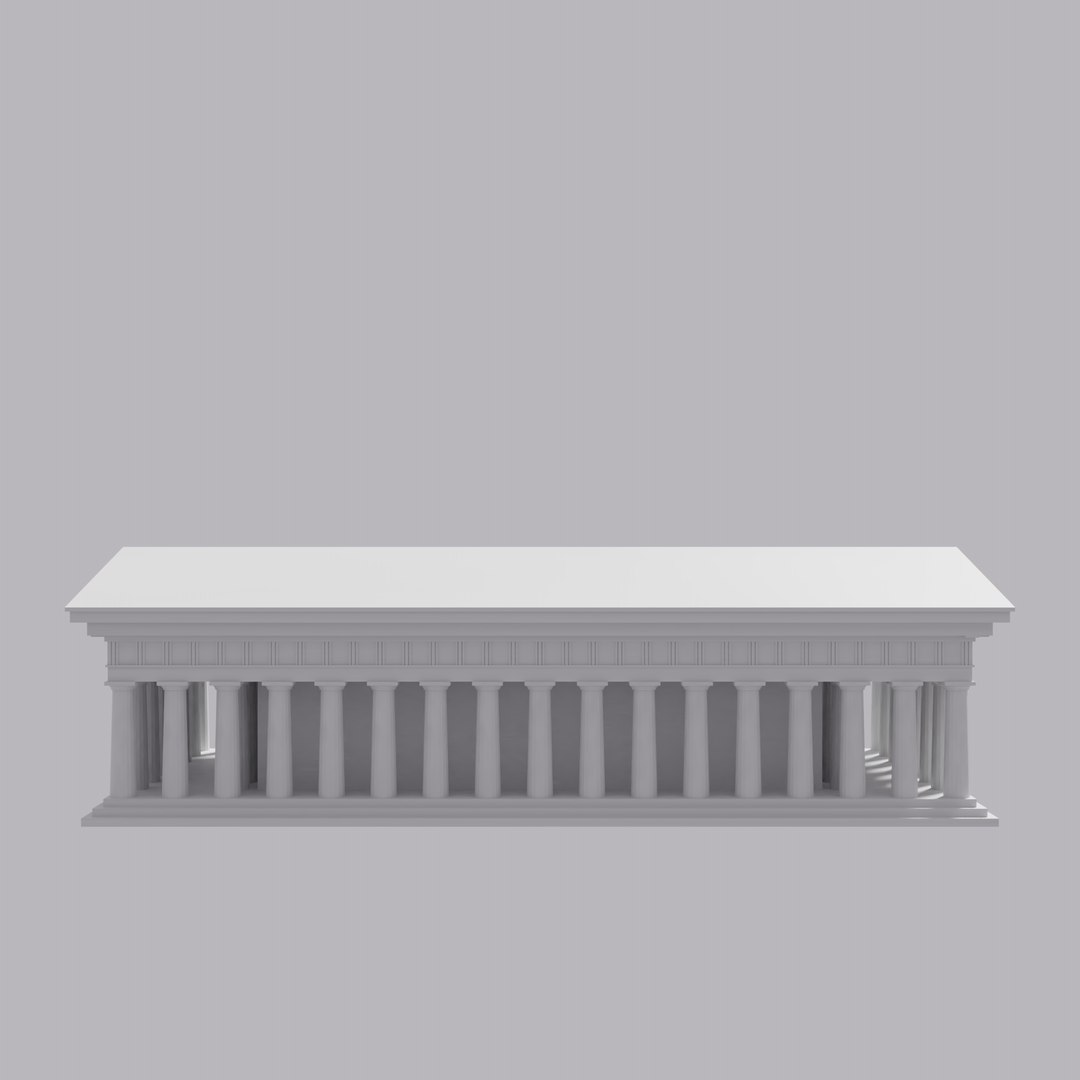 Greek Parthenon 3D Model - TurboSquid 1582117