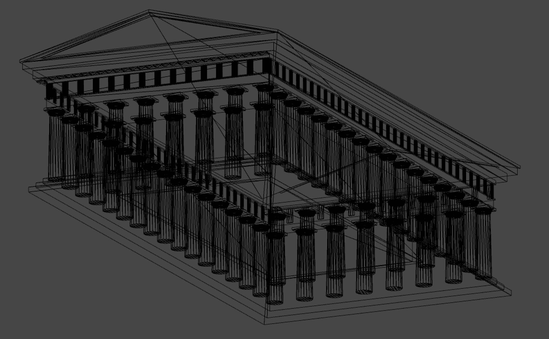 Greek Parthenon 3D Model - TurboSquid 1582117