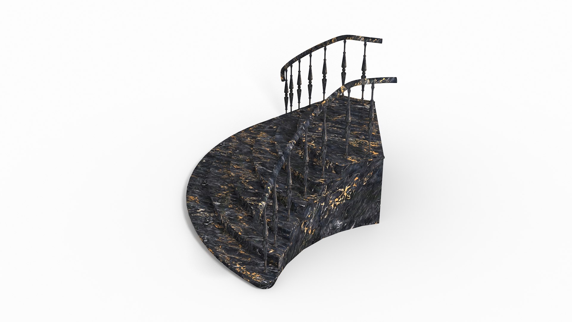 Marble Stairs 3D model - TurboSquid 1819697