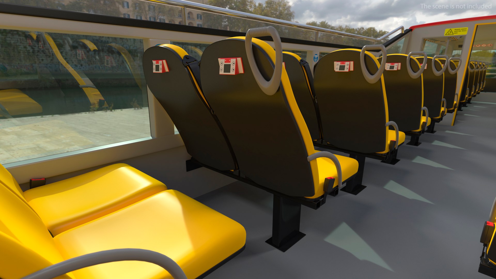 3D Bus Passenger Seats Left And Right Side - TurboSquid 2059172