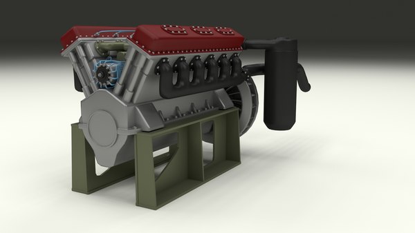 Tank Engine 3D Models for Download | TurboSquid
