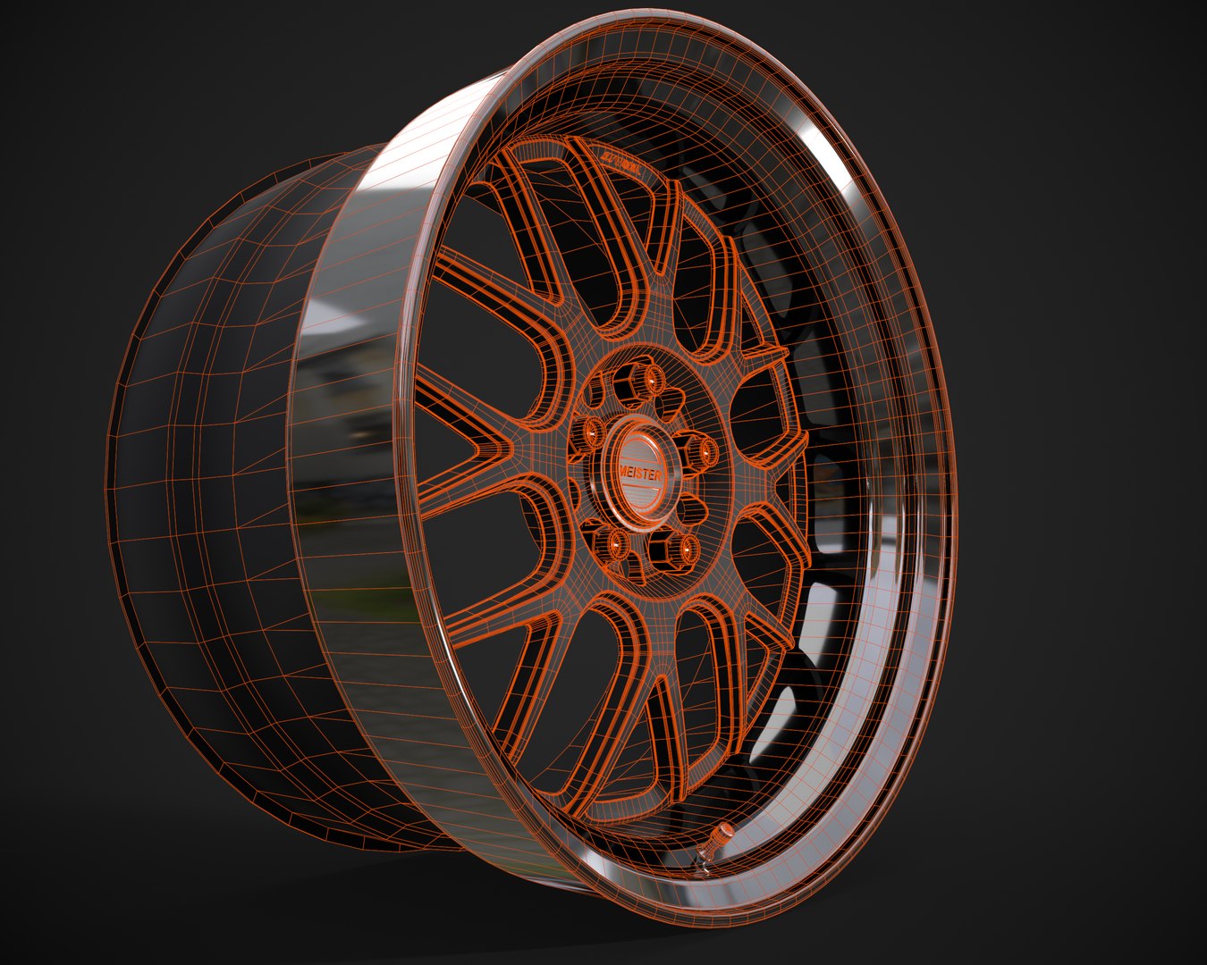 Rim Meister Work Wheels Model - TurboSquid 1539396