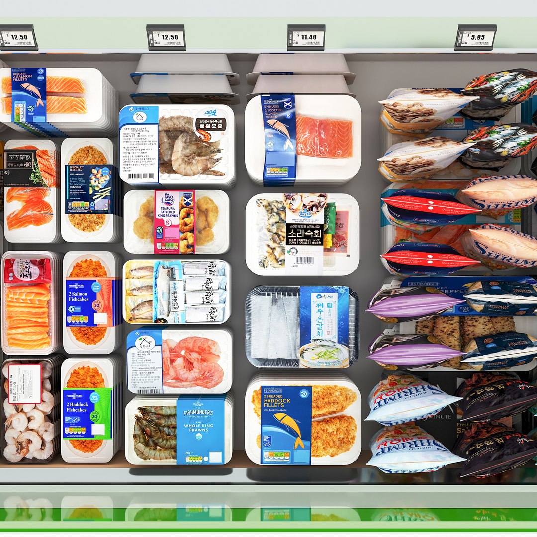 3D Seafood Display LB09 - TurboSquid 2033701