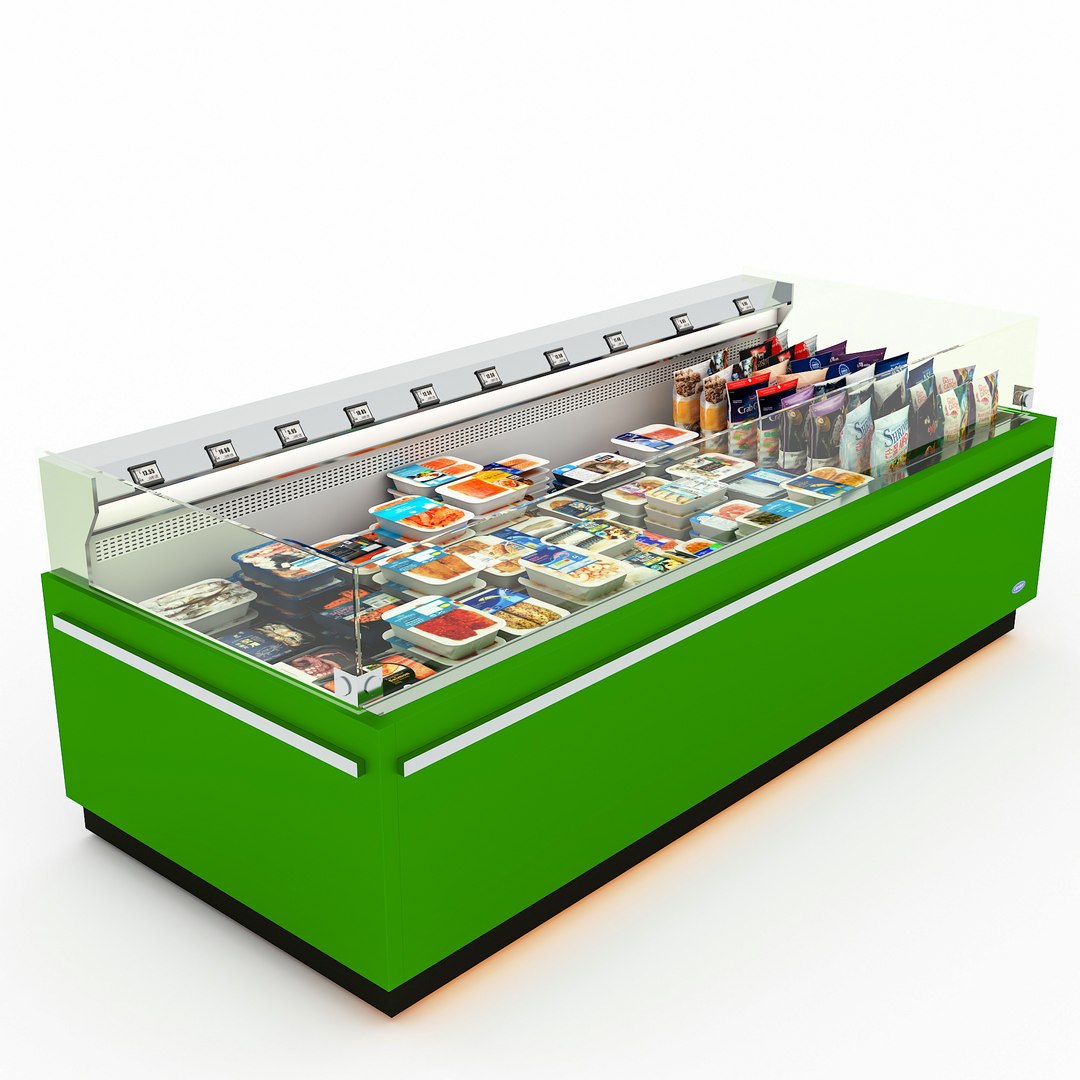 3D Seafood Display LB09 - TurboSquid 2033701