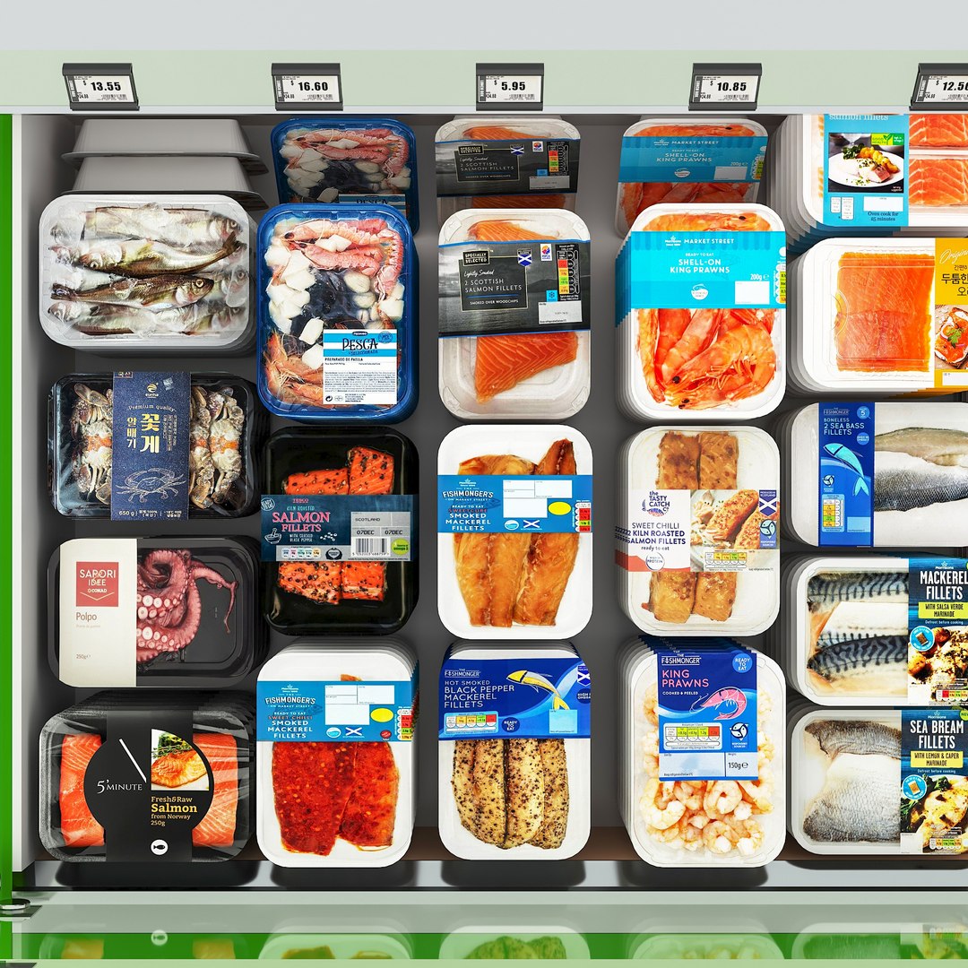 3D Seafood Display LB09 - TurboSquid 2033701