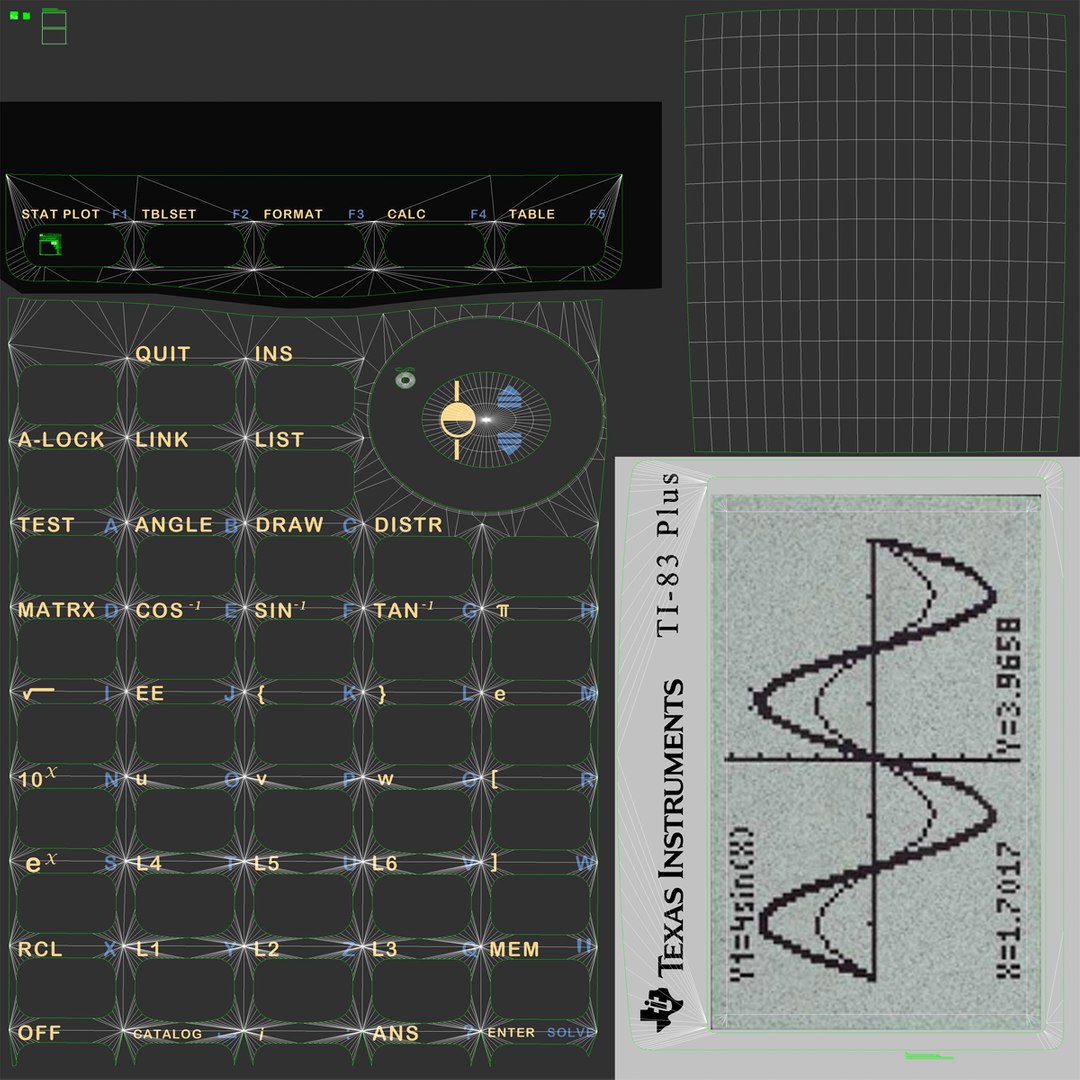 3d model graphing calculator texas instruments