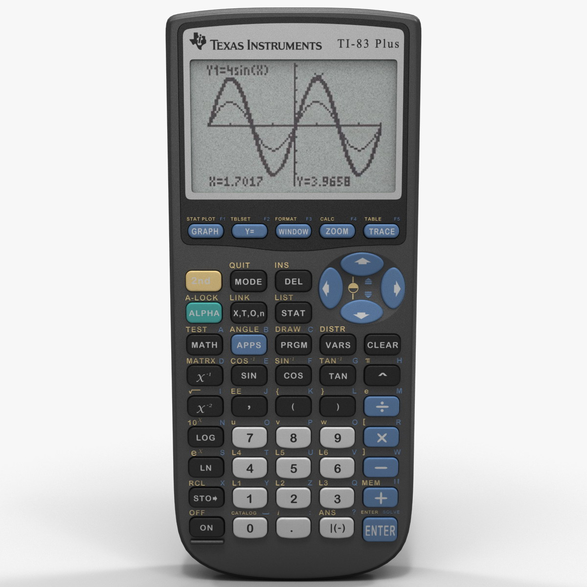 3d model graphing calculator texas instruments